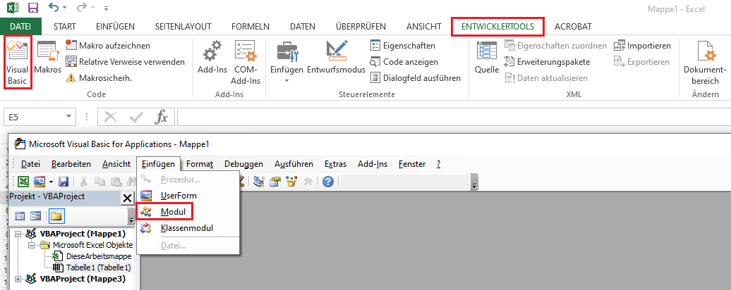 Excel VBA Tutorial Wie Funktioniert VBA Programmierung In Excel IONOS