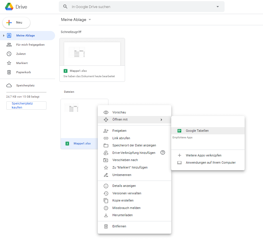Excel Tabelle In Google Docs Importieren So Funktioniert s IONOS
