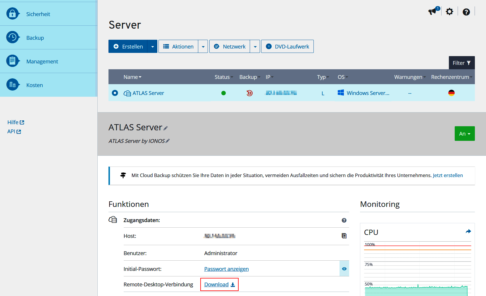 ATLAS-Server einrichten: So geht’s - IONOS