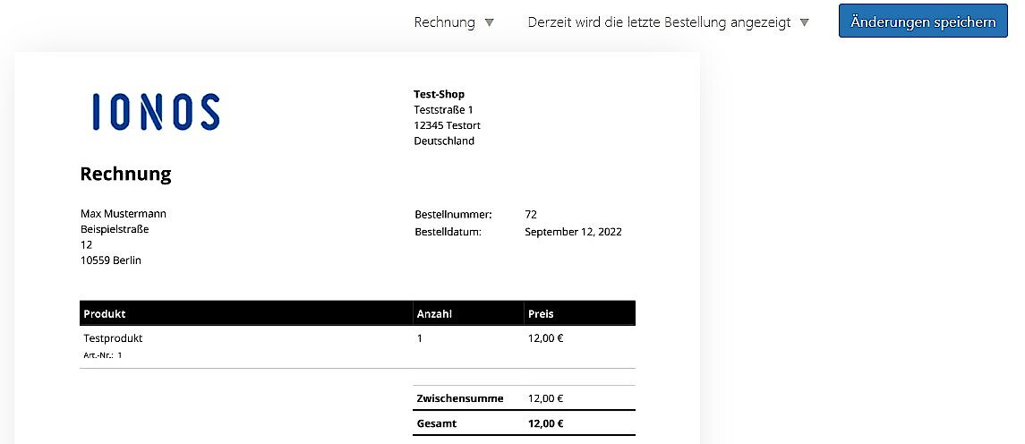 WooCommerce: Rechnungen erstellen | Anleitung und Plugins - IONOS