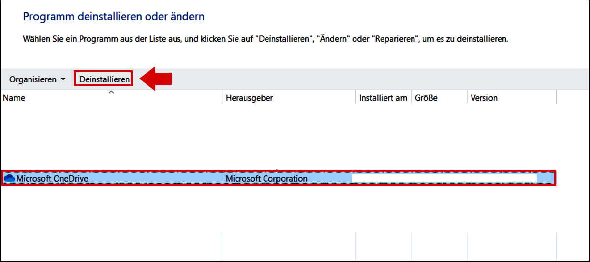 Programme deinstallieren in Windows 11 - so geht's - IONOS