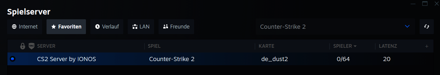 Counter Strike 2 (CS2): Server erstellen (Windows) - IONOS