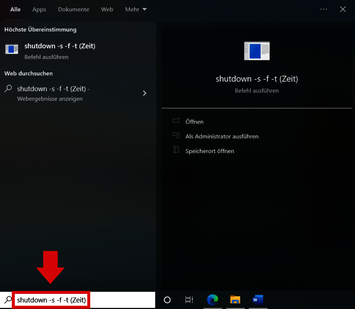PC automatisch herunterfahren in Windows 10 - IONOS