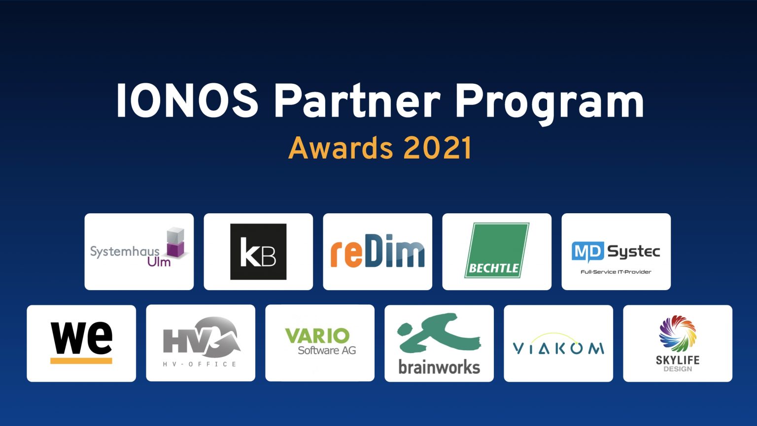 IONOS vergibt Partner-Awards 2023: Das sind die Gewinner in acht Kategorien – IONOS Newsroom